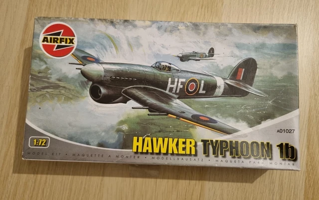 AIRFIX HAWKER TYPHOON 1b 1:72 scale plastic model aircraft kit £9.95 - PicClick UK