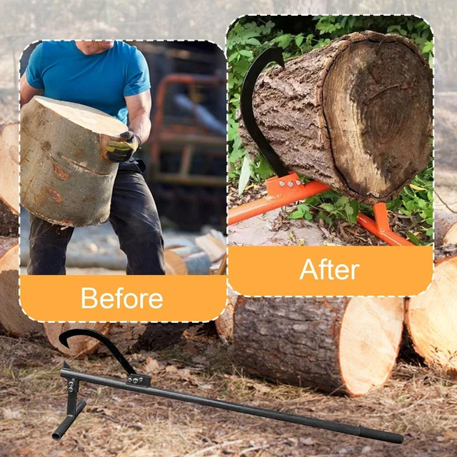 TIMBERJACK LOG LIFTER Log Mover 51" Rolling and Raising up The Logs Log ...