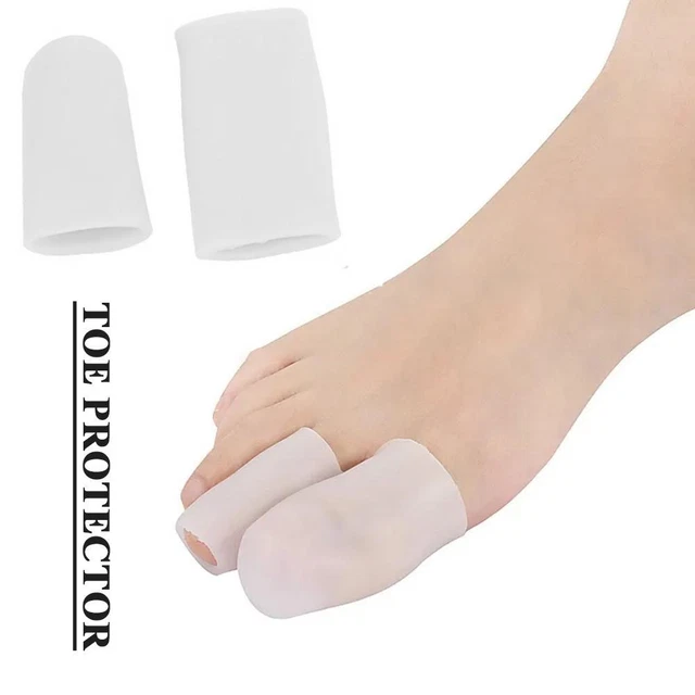 SILICONE GEL TOE Cap Protector Hammer Corn Blister Protector[ Foot E1G ...