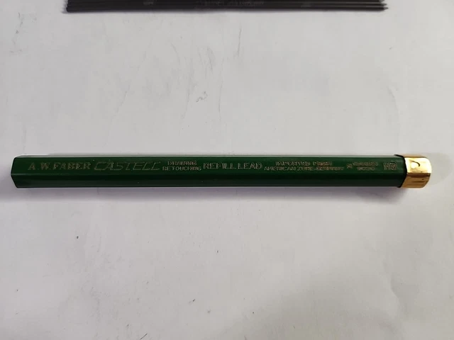 AW FABER CASTELL American Zone 9030 HB Refill Lead Pencil Tube Vtg Hard ...