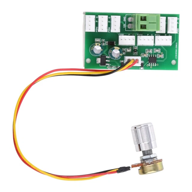 12V 4PIN SPEED Controller PWM Regulator Chassis Fan Hub for Computer Motherboard $17.68 ...