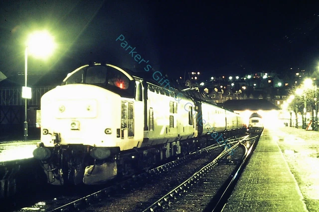 ORIGINAL 35MM RAILWAY Slide BR Diesel - Electric Locomotive 37423 ...