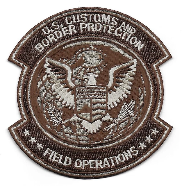 ECUSSON DOUANE US CUSTOMS BORDER PATROL FIELD OPERATIONS POLICE tan ...