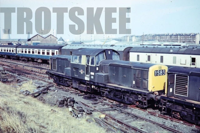 35MM SLIDE BR British Railways Diesel Loco Class 17 D8508 Glasgow 1973 ...