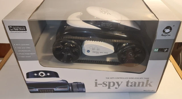 I-SPY TANK APP controlled wireless spy tank; Live video, Iphone (unused ...