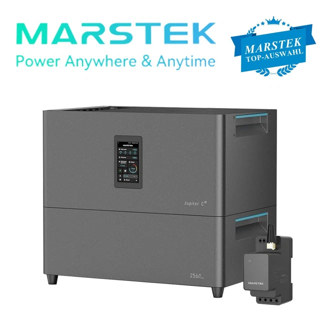 MARSTEK JUPITER C+ 5,12kWh Speicher-Set mit 1x Zusatzakku CT002 EUR 867 ...