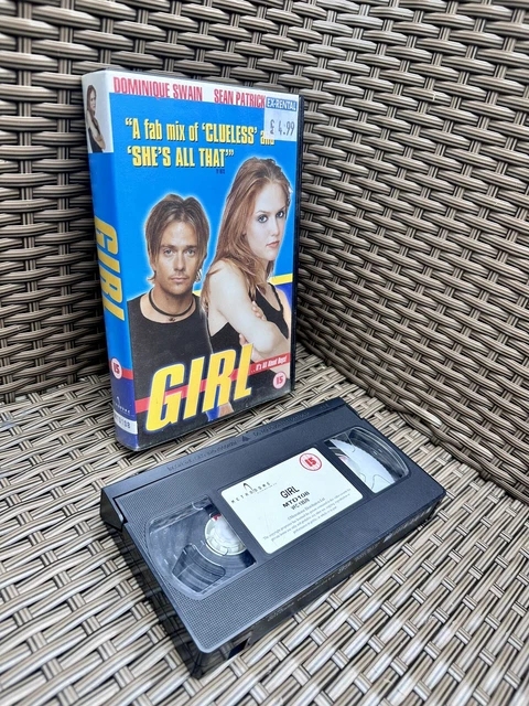 GIRL VHS SEAN Patrick flannery 1998 VHS rare Big Box Rental Version ...