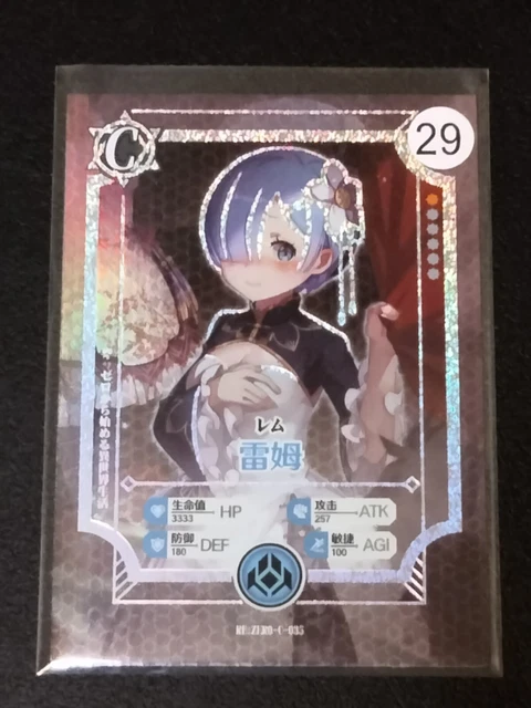 RE:ZERO TRADING CARD Waifu Anime C Elsa Granhiert EUR 10,99 - PicClick FR