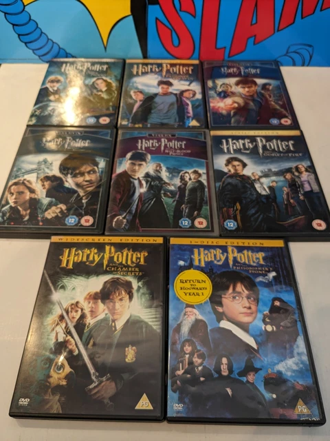 HARRY POTTER COMPLETE 1-8 DVD Film Collection Bundle All 8 Films £8.90 ...