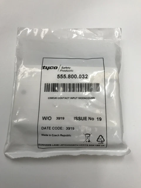 TYCO CIM800 CONTACT Input Module With Cover 555.800.032 (158) £36.99 ...