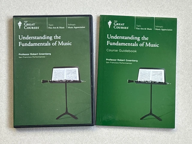 UNDERSTANDING THE FUNDAMENTALS of Music - The Great Courses 4 DVDs ...