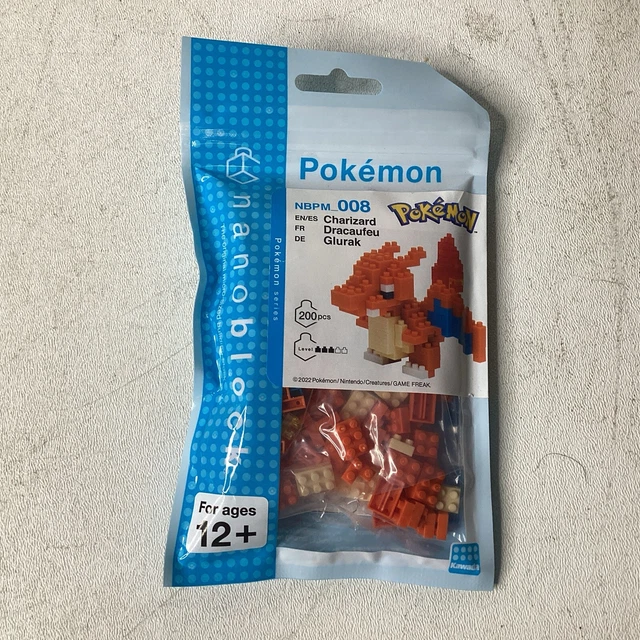 POKEMON CHARIZARD NANOBLOCK NBPM_008 Micro-Sized Building Blocks SEALED ...