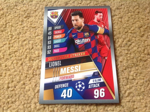 MATCH ATTAX EXTRA 2019/2020 Lionel Messi 101 card Mint New & Rare POST ...