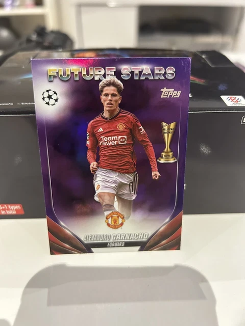 2023-24 TOPPS UEFA Club Competition Alejandro Garnacho Future Stars ...