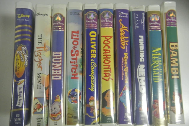 DISNEY VHS TAPES £35.03 - PicClick UK