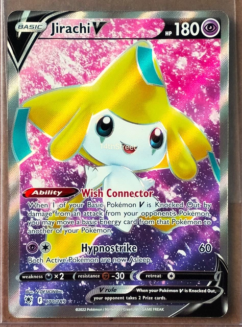 POKEMON TCG ASTRAL Radiance Full Art Rare - Jirachi V #170/189 $9.00 ...