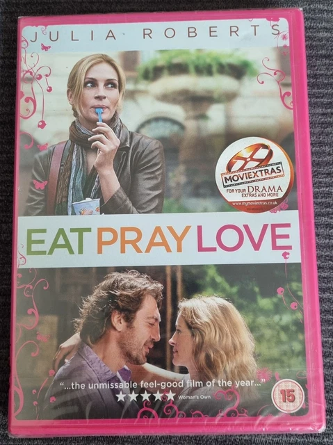 EAT PRAY LOVE. DVD Julia Roberts Javier Bardem Romantic Drama. New ...