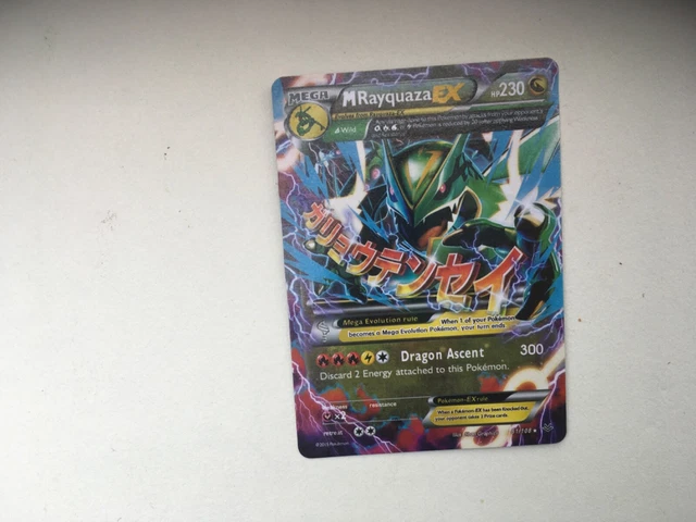 CARTE POKÉMON M Méga Rayquaza EX 61/108 Ultra rare qui datent de 2015 ...