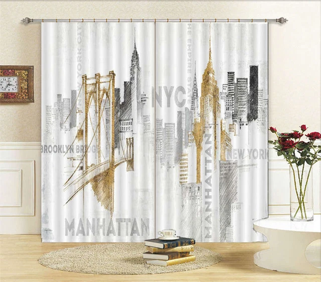 ARTE DEL DISEGNO Architettonico 3D Tenda Bloccare Foto Stampa Tendaggio ...