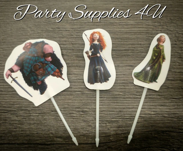 DISNEY BRAVE CUPCAKE toppers/food/Party/Birthday/cake/Princess/Scotland ...