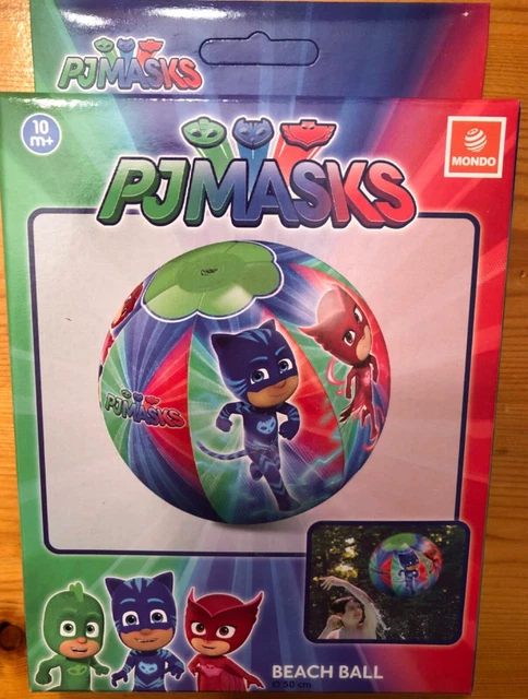 PJ MASKS INFLATABLE Beach Ball Kids Pool Ball Swimming Holiday Garden ...