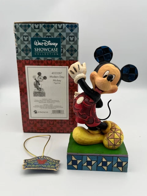 DISNEY TRADITIONS JIM Shore Mickey Mouse Modern Day Figurine Boxed ...