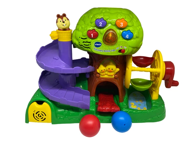 VTECH DISCOVERY ACTIVITY Tree Interactive Preschool Numbers Colours & 2 ...