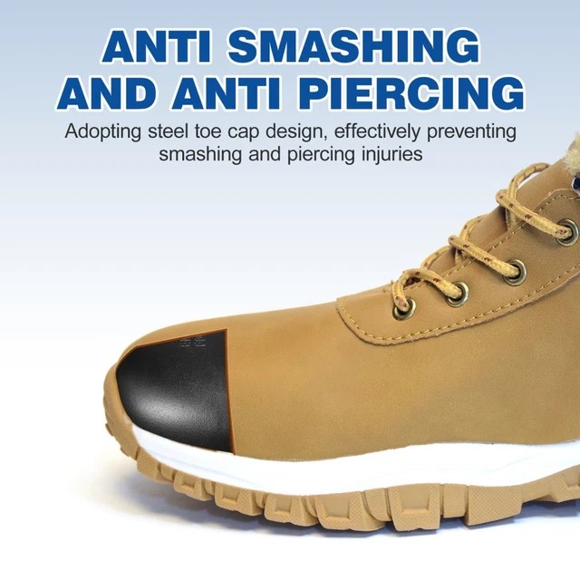 TOE GUARDS FOR Shoes Anti-smashed Steel Cups Protector Work Miss Boots ...