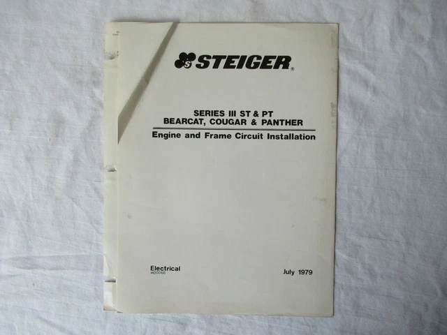 STEIGER TRACTOR ENGINE frame circuit diagram install chart cougar ...