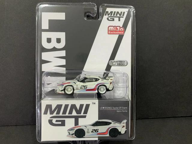 MINI GT LB WORKS Toyota GR Supra Martini Racing MGT00296 1/64 CHASE £66 ...