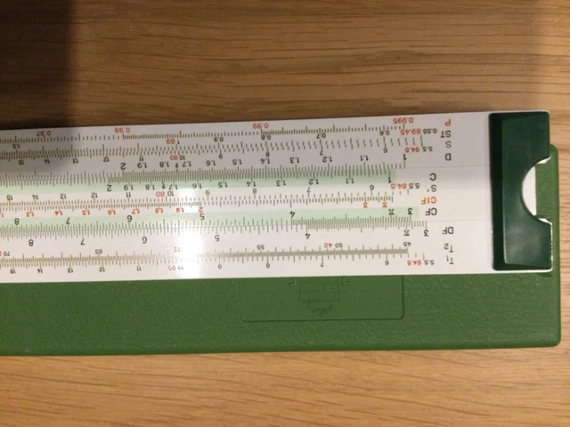 RECHENSCHIEBER #RECHENSTAB # Faber Castell 52/82 # Original Etui # EUR 10,00 - PicClick DE