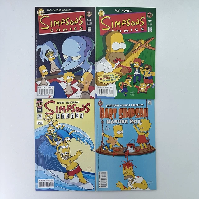 BONGO SIMPSONS COMICS #56 59 86 Bart Simpson Nature Boy #2 NM £7.73 - PicClick UK