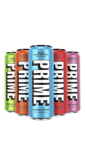 PRIME HYDRATION ENERGY Drink 355ml Cans by Logan Paul & KSI SINGLE ...