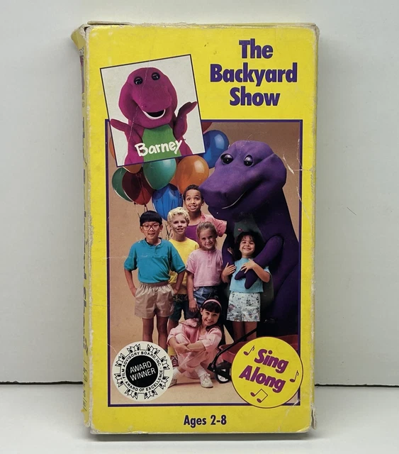 BARNEY & FRIENDS The Backyard Show VHS 1988 Video Tape PBS Kids TV Show ...