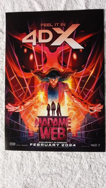 MADAME WEB MARVEL Film 4Dx Cinema Poster 2024 £1.49 - PicClick UK