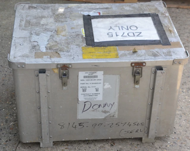 BRITISH ARMY MILITARY Aluminium Transport Flight Storage Case Box £199. ...