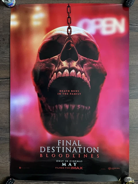 FINAL DESTINATION BLOODLINES Original One Sheet Cinema Poster 2025 ...