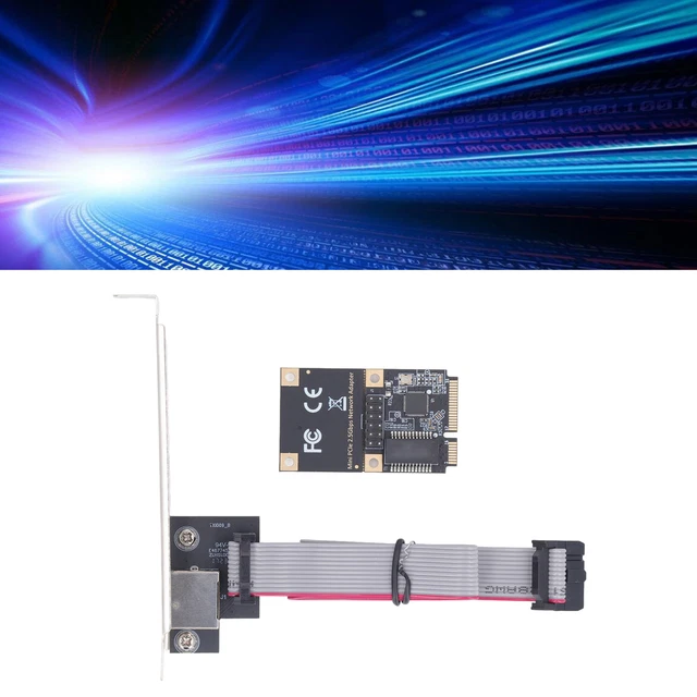 CARTE RÉSEAU MINI PCIe Single Port 2.5G Gigabit Ethernet RJ45 Network ...