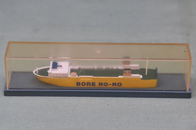WATERLINE MODEL SHIP of the Bore Queen RoRo Cargo vessel or Ferry £22. ...