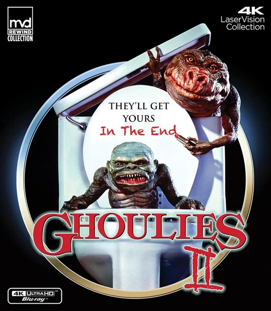 GHOULIES II 4K UHD + Blu-Ray MVD Albert Band 1987 Creature Feature ...