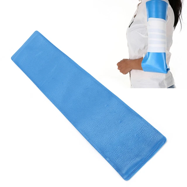 FOAM ROLLED SPLINT Leg Sprain Fracture Injury Foam Splint Blue(11 X ...