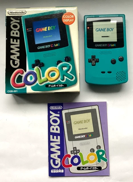 NINTENDO 1998 TURQUIOSE GAME BOY COLOR Console (Very Good Condition) £ ...