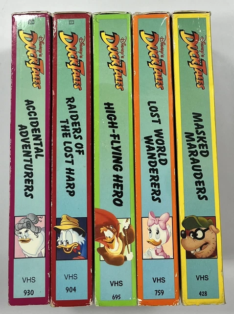 DISNEY DUCKTALES VHS Tapes High-Flying Hero Accidental Adventures ...