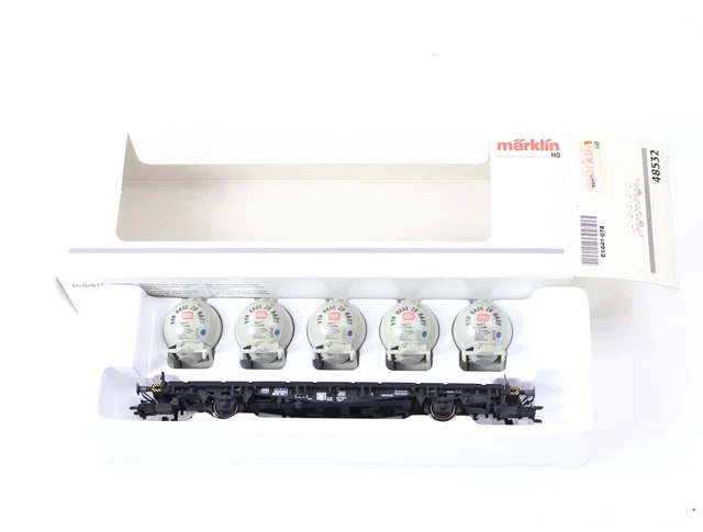 MÄRKLIN H0 48532 Güterwagen Behältertragwagen "Von Haus zu Haus" DB / NEM EUR 24,99 - PicClick DE