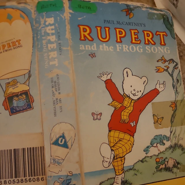 RARE PAUL MCCARTNEY Rupert The Frog Song - Betamax tape - £5.00 ...