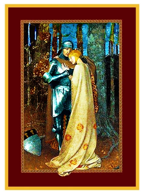 PRE RAPHAELITE MARIANNE Stokes Aucassin Nicolette Counted Cross Stitch ...
