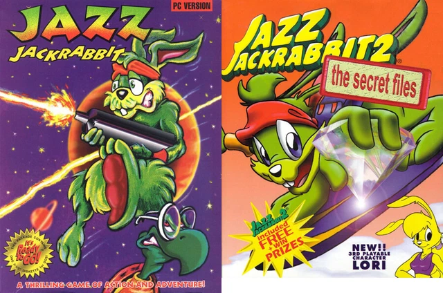 JAZZ JACKRABBIT COLLECTION PC Game Holiday Hare Secret Files Christmas ...