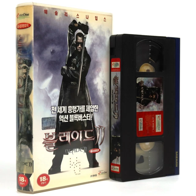 BLADE II (2002) Korean VHS Rental [NTSC] Korea Horror Vampire Wesley Snipes £41.80 - PicClick UK