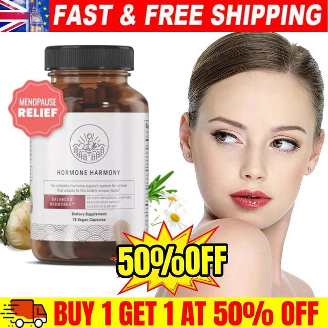 HAPPY MAMMOTH HORMONE Harmony Natural Hormonal Support for Women £10.26 - PicClick UK