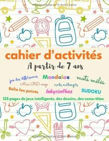 CAHIER DACTIVITES A partir de 7 ans: 120 pages de je... | Livre | état ...